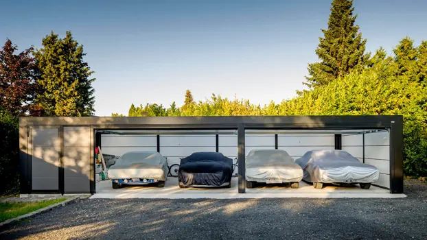 Garager og garageanlæg til en eller flere biler